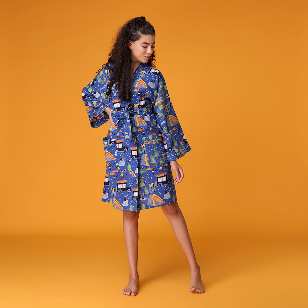 Under the Stars Short Robe – Kochi Stores