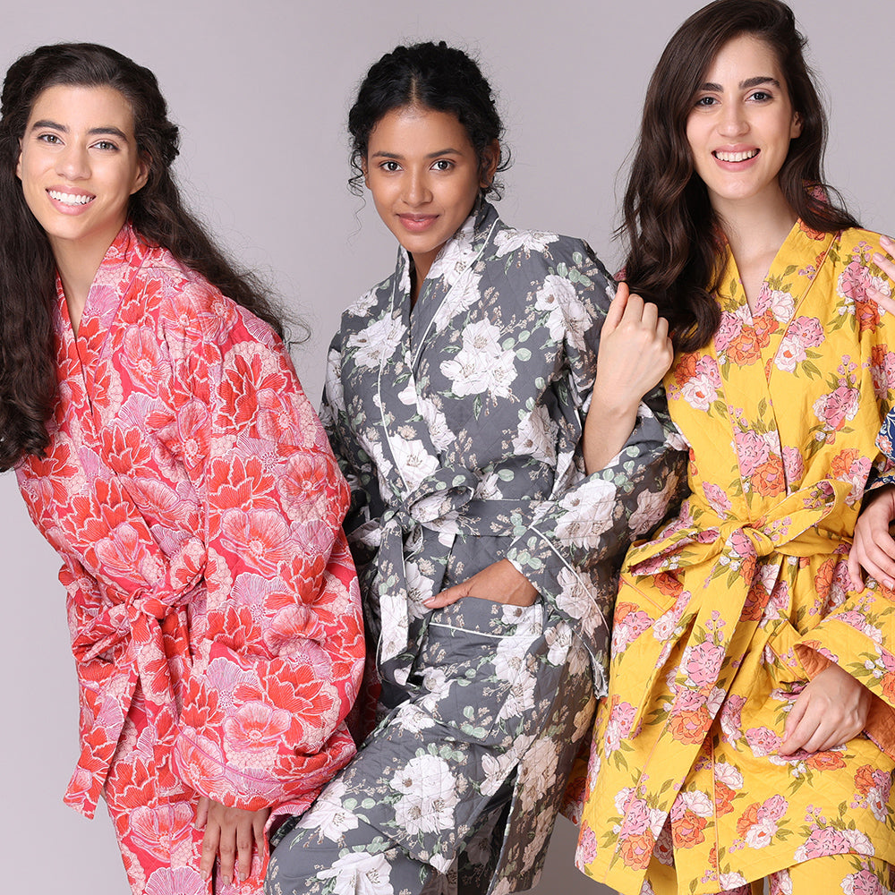 Juliana Quilted Robe – Kochi Stores
