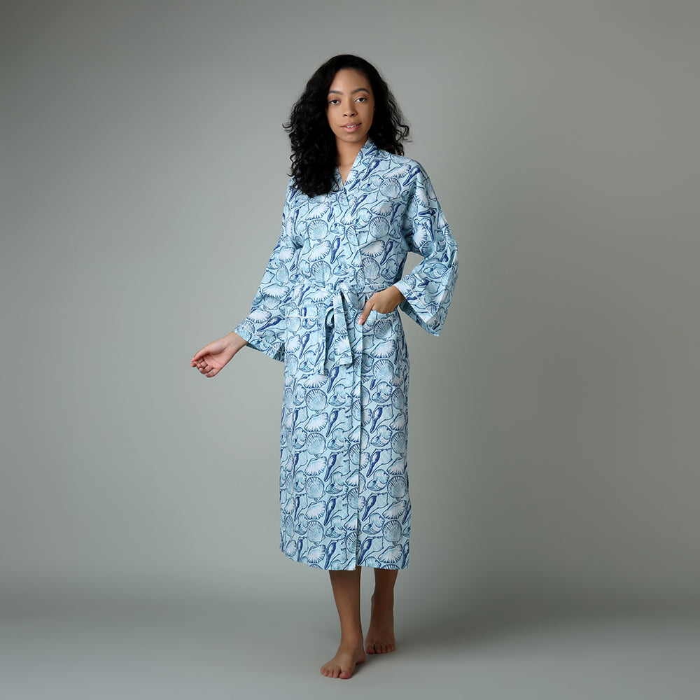 Shells on the Beach Robe – Kochi Stores